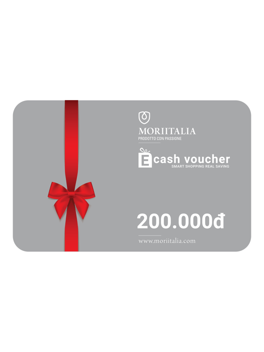 E-cash voucher mua hàng trị giá 200.000đ | Moriitalia